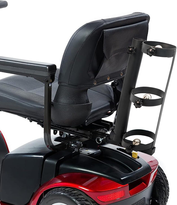 Oxygen tank holder for mobility scooters